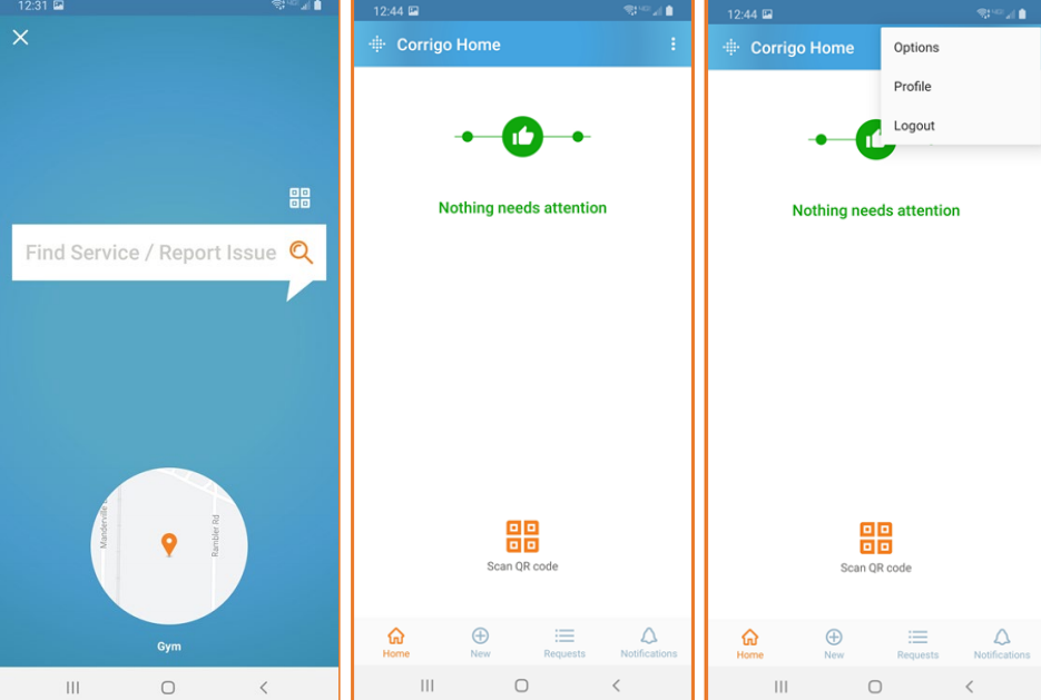 Corrigo Enterprise 9 - Customer Portal - CP3 Mobile App (Android)