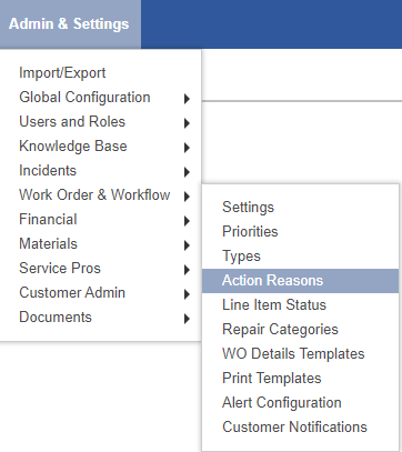 Corrigo Enterprise 9 - Work Orders - Flag Management