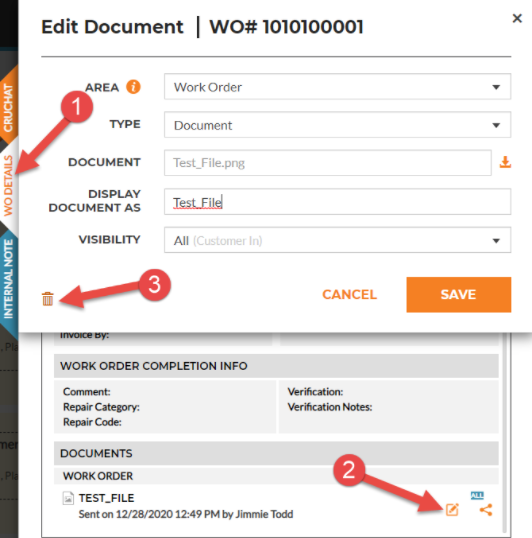 Corrigo Enterprise 9 & CorrigoPro - Work Orders - Sharing Documents ...