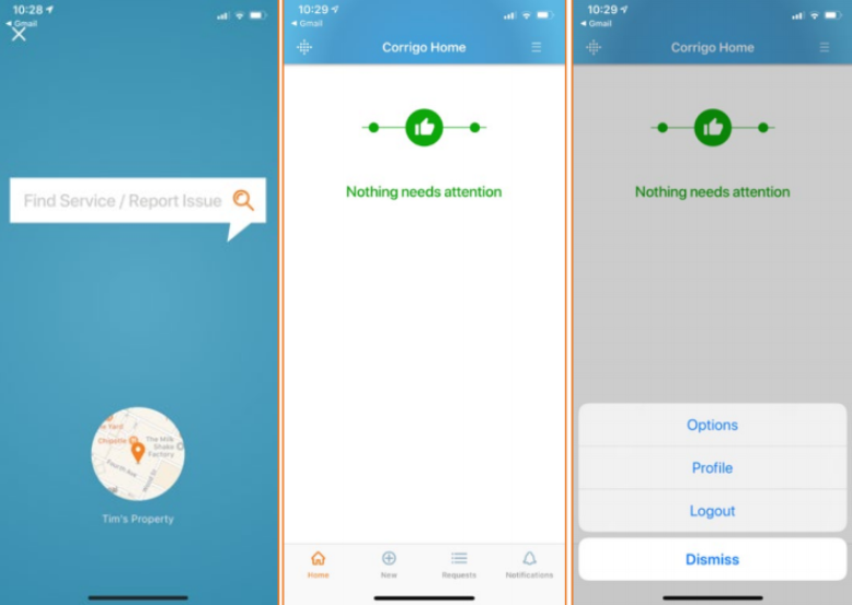 Corrigo Enterprise 9 - Customer Portal - CP3 Mobile App (Apple)
