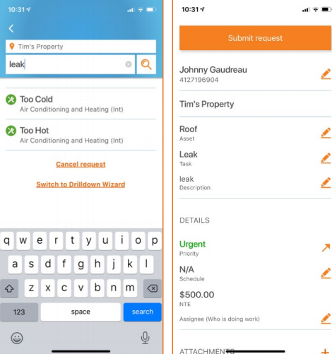 Corrigo Enterprise 9 - Customer Portal - CP3 Mobile App (Apple)