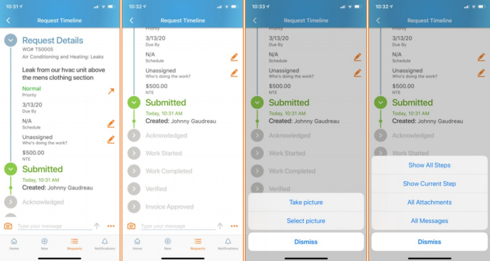 Corrigo Enterprise 9 - Customer Portal - CP3 Mobile App (Apple)