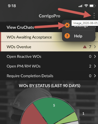 CorrigoPro - Mobile App - Language Settings