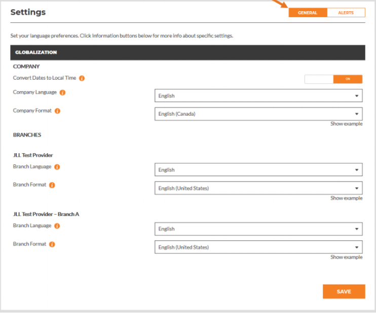 CorrigoPro - Settings - General and Work Order Settings