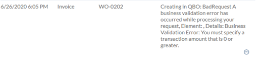 FSM - Sync - Common QuickBooks Online Sync Errors & Resolutions
