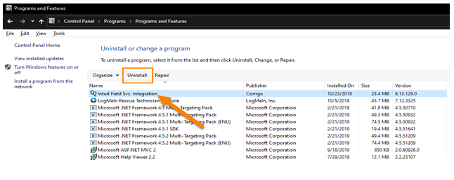 FSM - Sync - How to Uninstall the Sync Integration