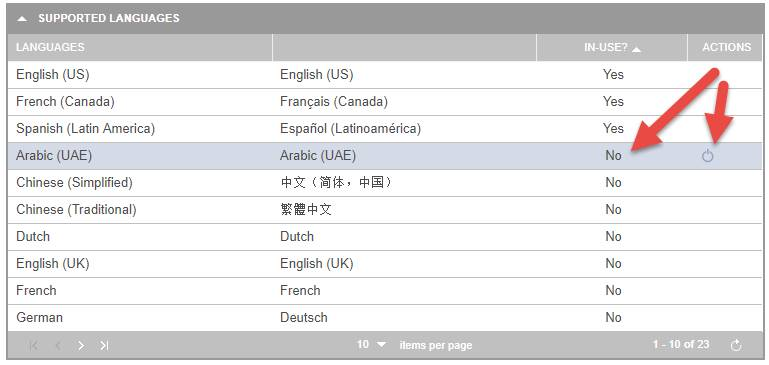 Corrigo Enterprise 9 - Users/Contacts - Localization Settings