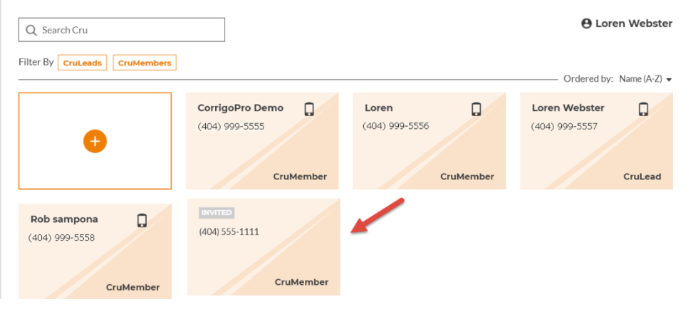 CorrigoPro - Users/Cru - Management