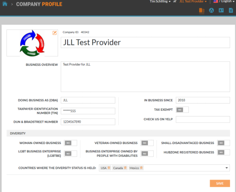 CorrigoPro - Company Profile - Managing Company Information