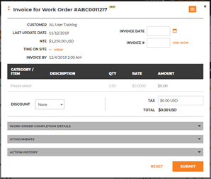 CorrigoPro - Financial - How To Submit an Invoice