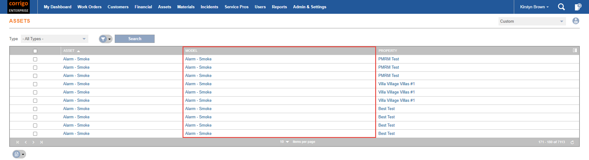 Corrigo Enterprise 9 - Assets/Knowledge Base - Task Management