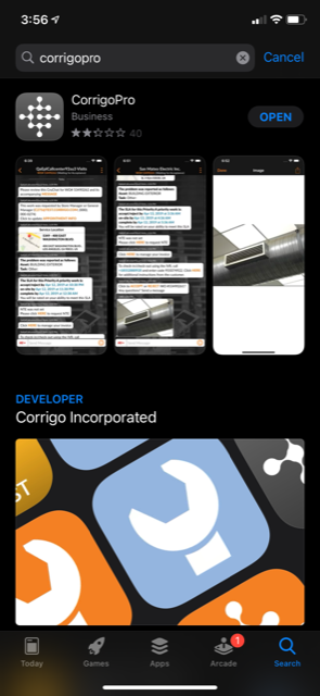 CorrigoPro – Mobile App – How to Install