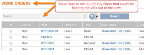 Corrigo Enterprise 9 - Work Orders - Management