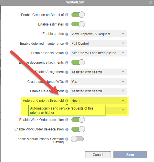 Corrigo Enterprise 9 - Customer Portal - Auto Sending Work Orders