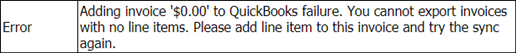 FSM - Sync - Common QuickBooks Desktop Sync Errors & Resolutions