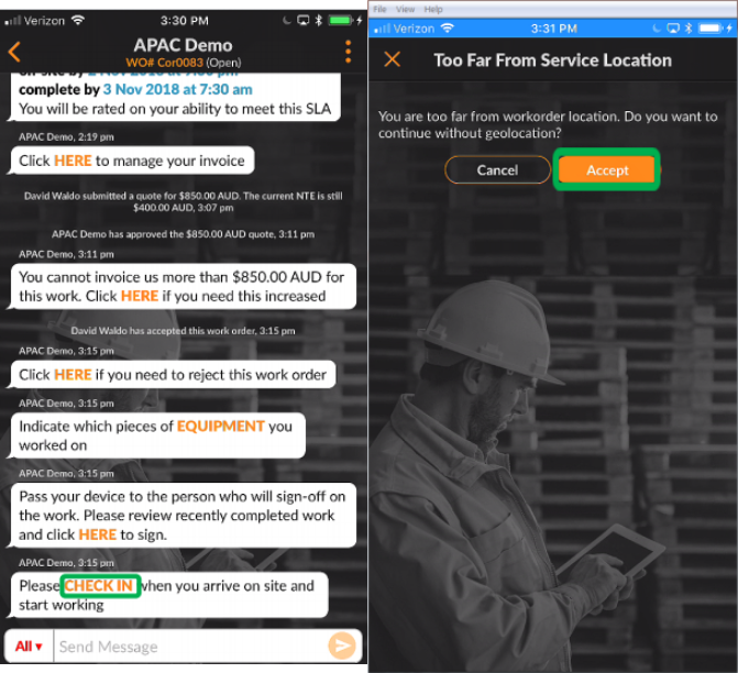 CorrigoPro - Mobile App - How To Manage a Work Order