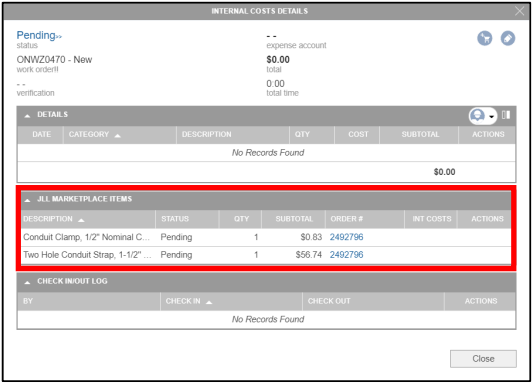 JLL Marketplace + Corrigo Enterprise Integration - Workflow
