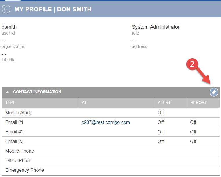 Corrigo Enterprise 9 - Users/Contacts - Management