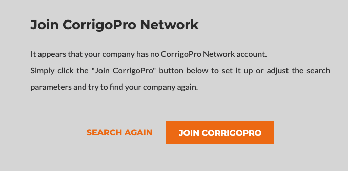 Corrigo Enterprise 9 - Activating Network Member for Corrigo Enterprise ...