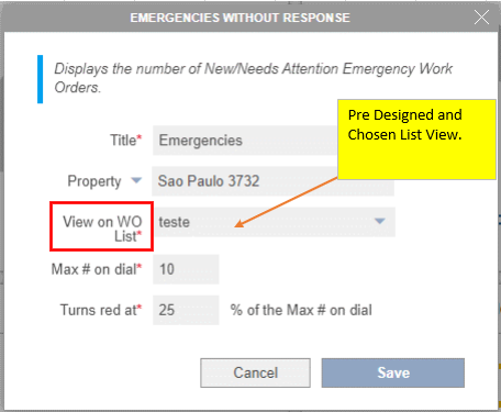 Corrigo Enterprise 9 - Dashboards/Widgets - Management