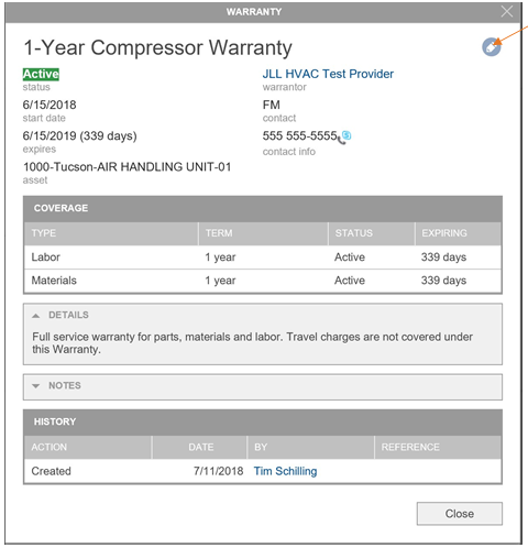 Corrigo Enterprise 9 - Assets / Knowledge Base - Asset Management