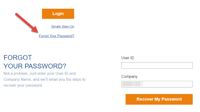 Corrigo Enterprise 9 - Logging In